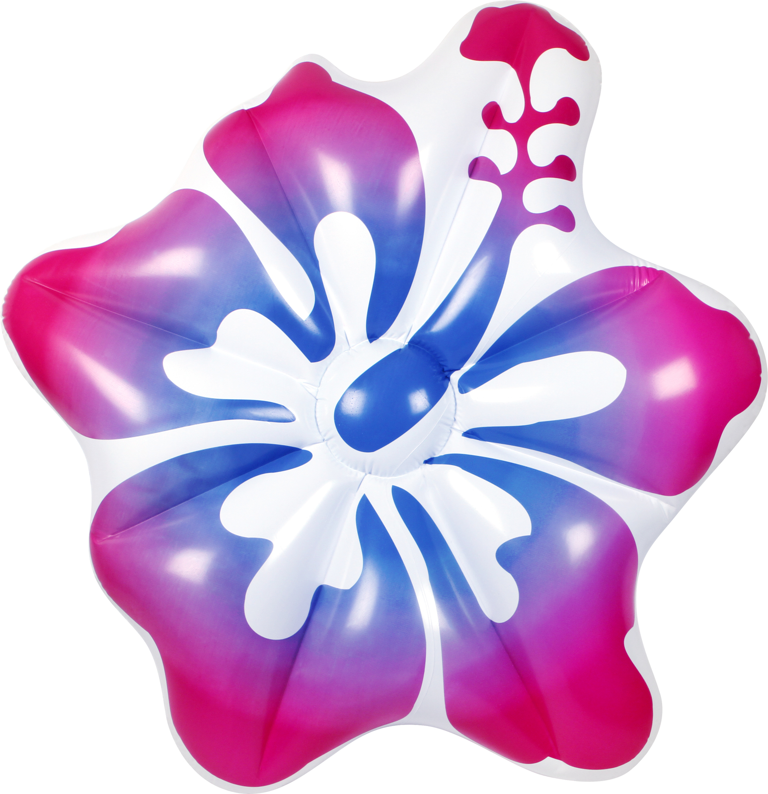 Inflatable Pool Float Pink Hibiscus Air Lounge 155 x 140 x 25cm | Free ...