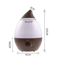 Air Humidifier Bamboo Tear Drop Walnut 3.4L. Afterpay | zipPay | zipMoney