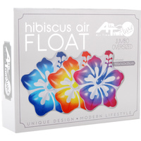 Inflatable Pool Float Pink Hibiscus Air Lounge 155 x 140 x 25cm | Free ...