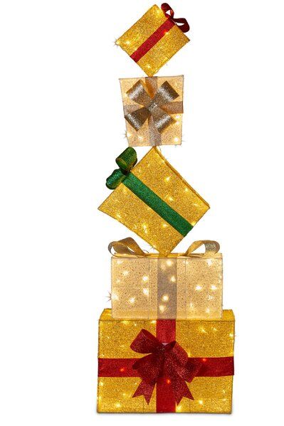 Christmas Present Stack with Lights 167cm Outdoor| Afterpay | Zippay ...