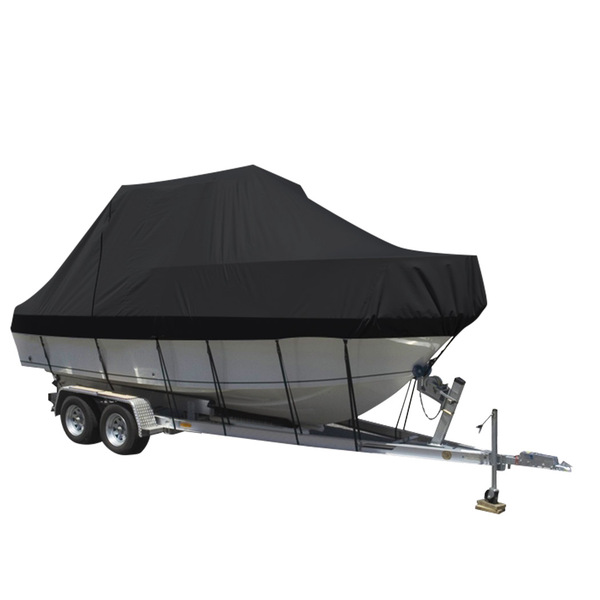 Boat Cover 12-14 FT Trailerable Weatherproof 600D Jumbo Marine Heavy ...