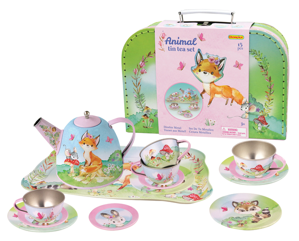 Animal Tin Tea Set In Suitcase| Afterpay | zipPay | zipMoney