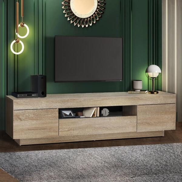 Discover the Exquisite Harmony of our 180CM Natural TV Cabinet ...
