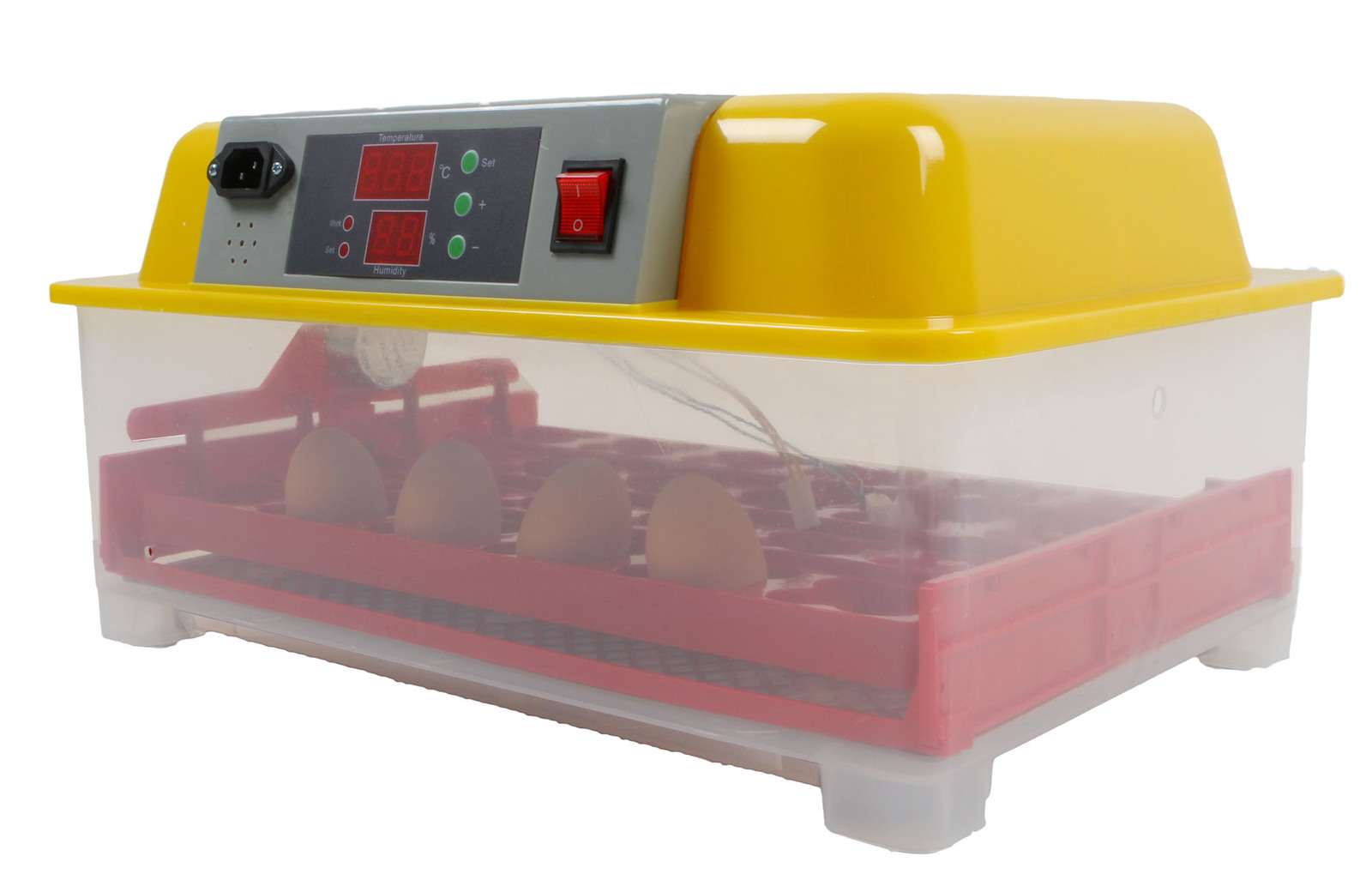 Fully Automatic Egg Turner Incubator 24 Egg Capacity 50 x 37.5 x 27cm
