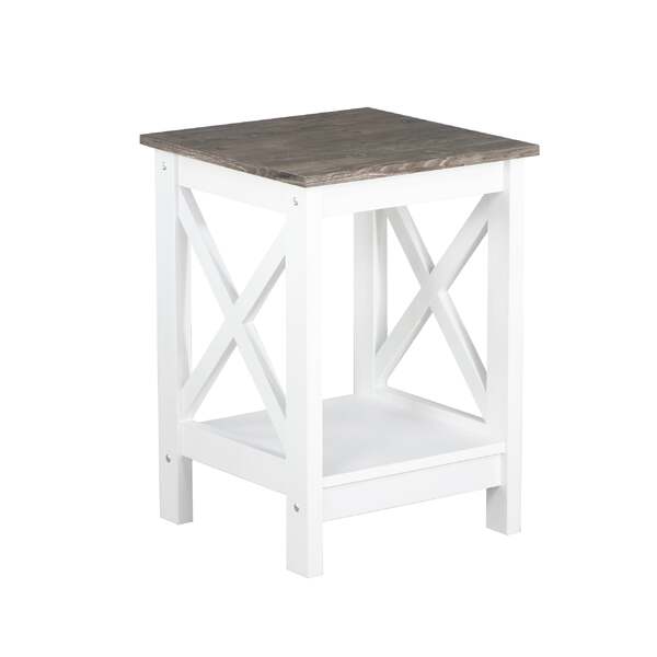 Coastal Side Table in White and Grey| Afterpay | zipPay | zipMoney
