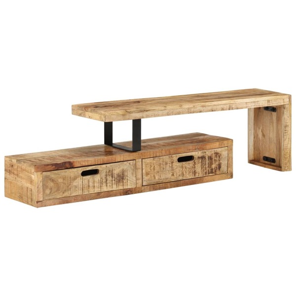 Natural Beauty: Solid Mango Wood TV Stand| Afterpay | zipPay | zipMoney