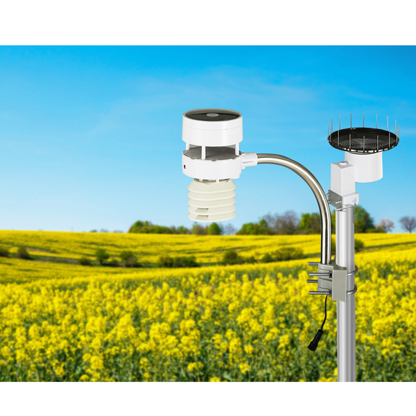 Devanti Weather Station Ultrasonic Anemometer Outdoor WiFi Rain Gauge ...